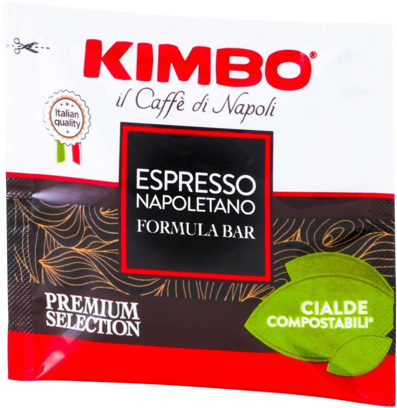 Kimbo - Napoletano Formula Bar - 50 E.S.E. Pads 44mm Portionen (einzelverpackt) | Kaffeepads.ch