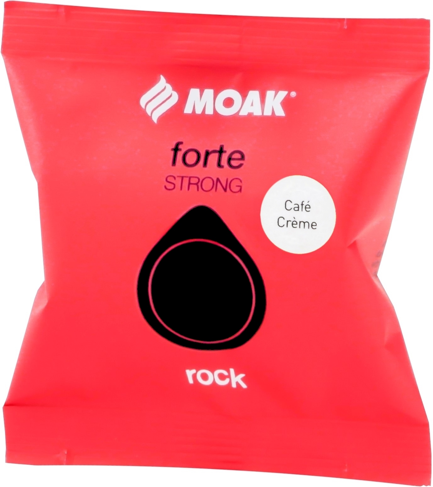 Moak - Rock Coffee Café Crème - 1 E.S.E. Pad 44mm Portion (einzelverpackt) | Kaffeepads.ch