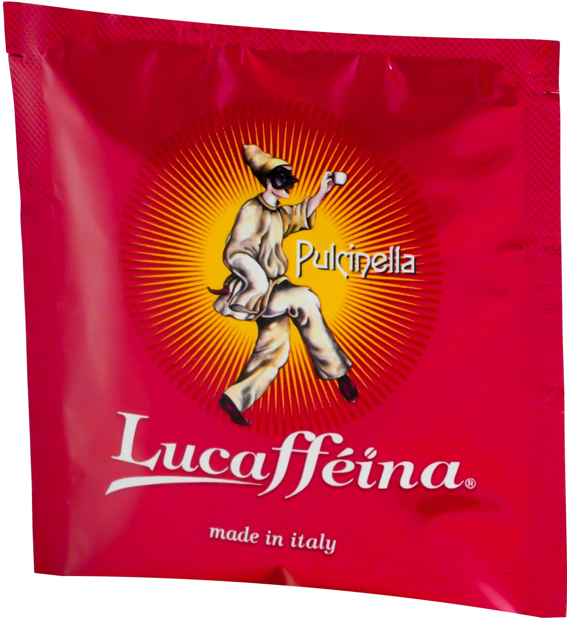 Lucaffé - Pulcinella Lucafféina - 1 E.S.E. Pad 44mm Portion (einzelverpackt) | Kaffeepads.ch