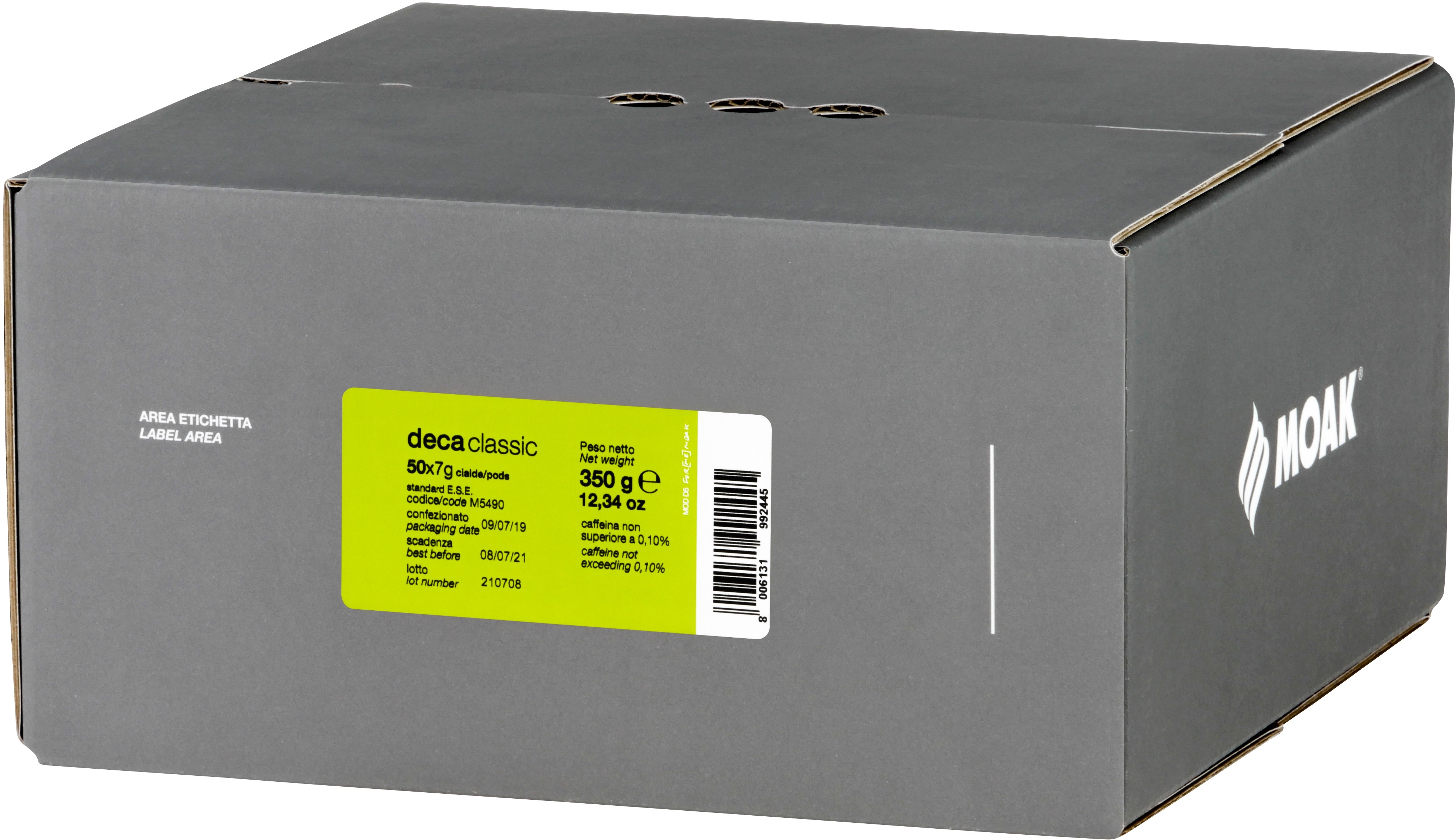 Moak - Deca Classic - 50 E.S.E. Pads 44mm Portionen (einzelverpackt) | Kaffeepads.ch